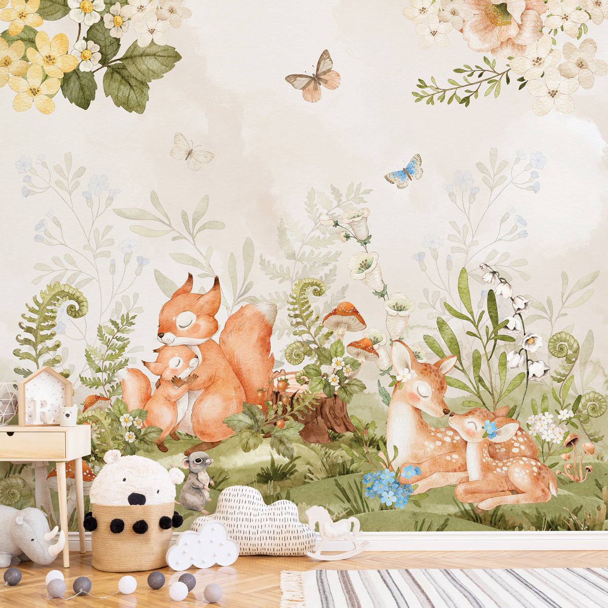 Forest Friends Wall Mural – SirFace Graphics