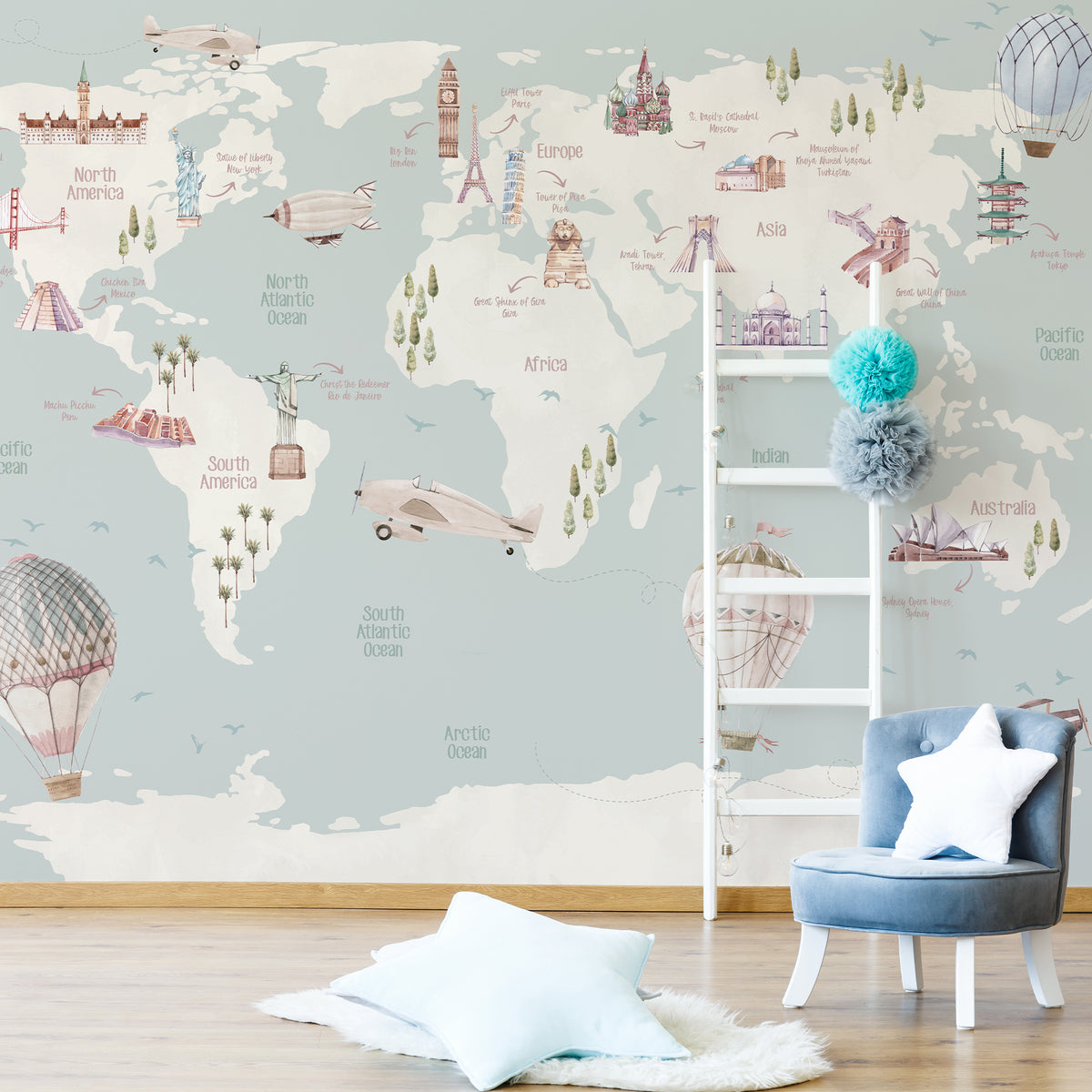 Map Wall Murals – SirFace Graphics