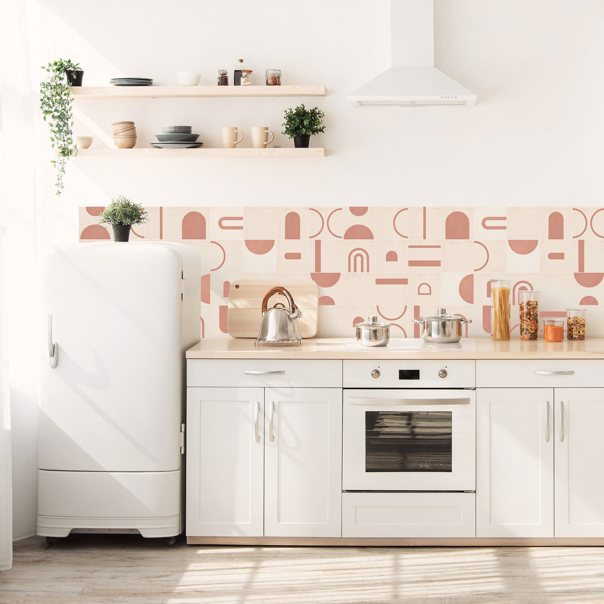 Boho Salmon Backsplash Panel – SirFace Graphics