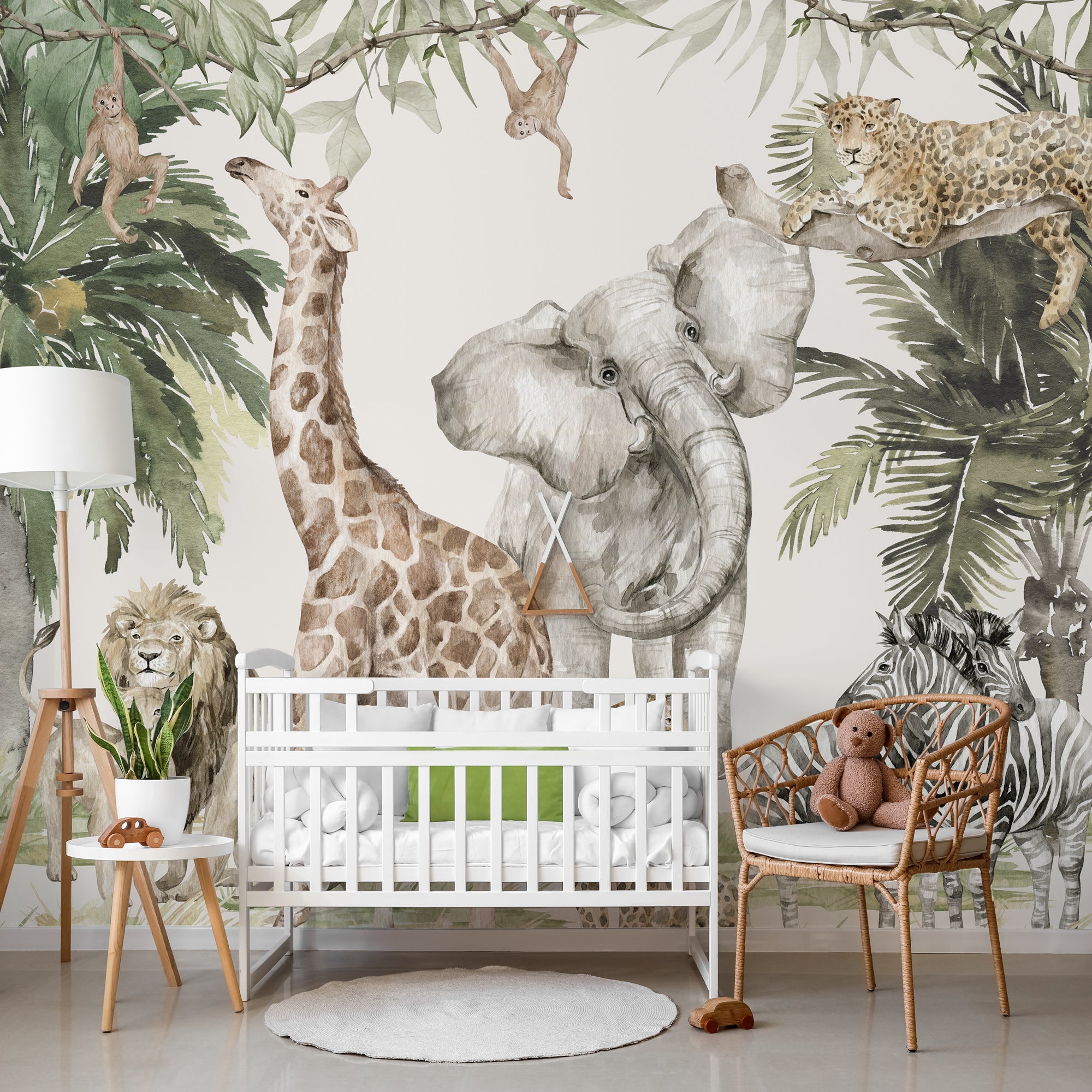 Safari Animals Wall Mural – SirFace Graphics