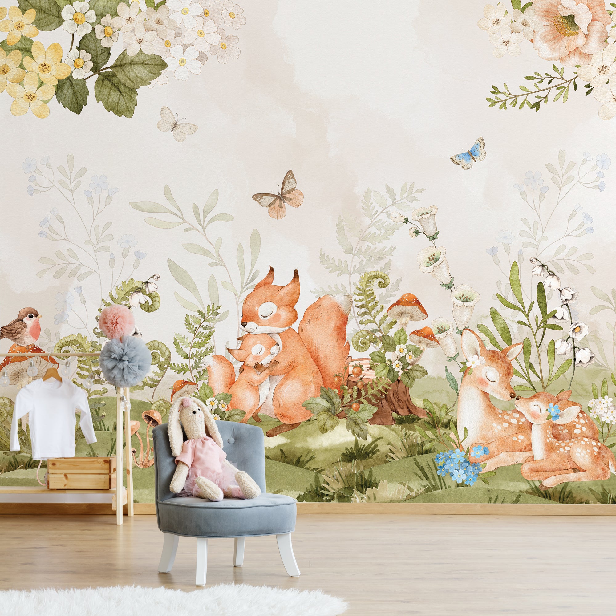 Forest Friends Wall Mural – SirFace Graphics
